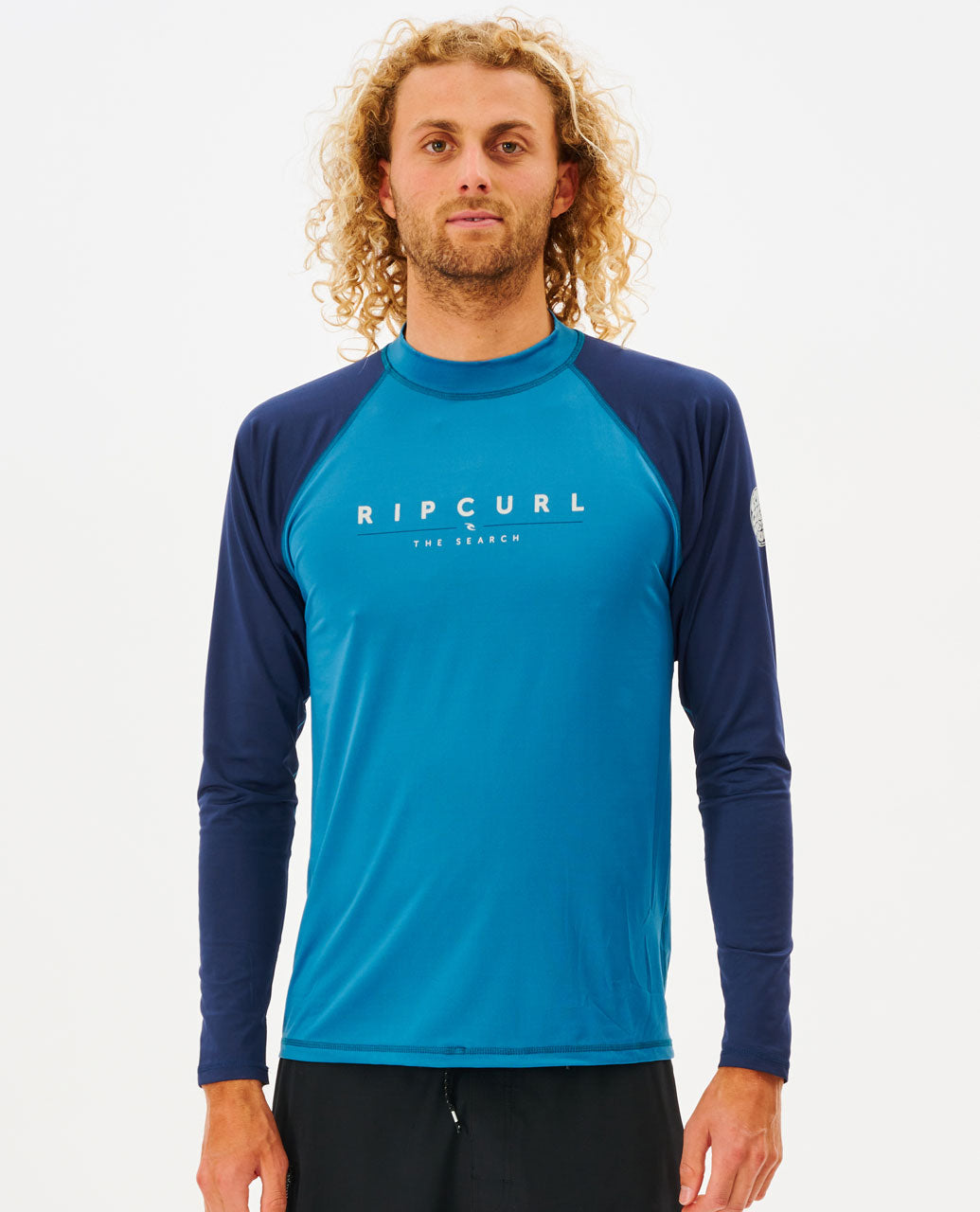 Shockwave Long Sleeve Upf Rash Vest Surf Wetsuits For Mens Rip Curl
