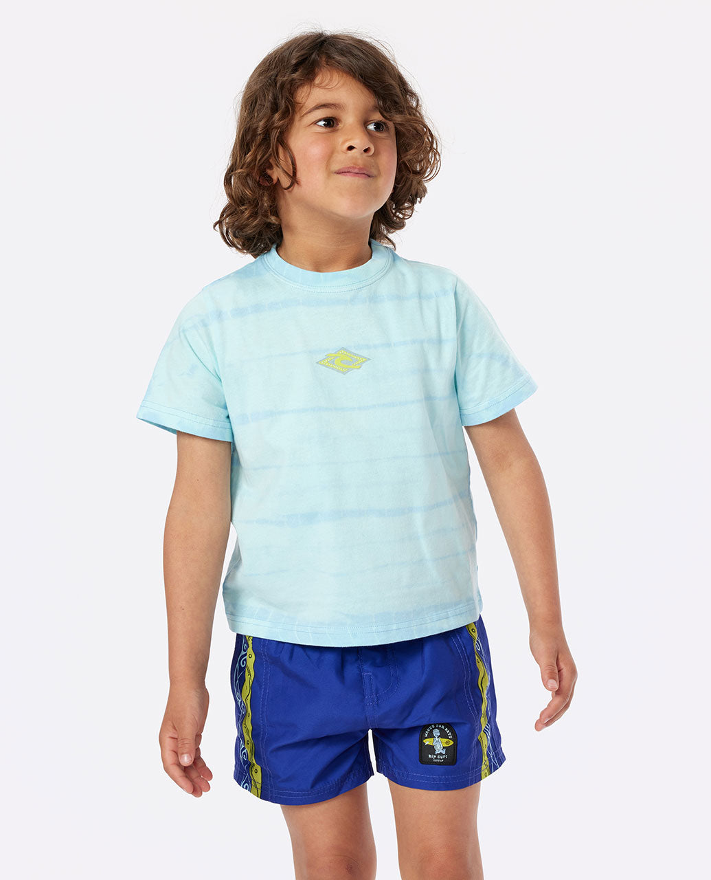 Tube Town Tie Dye Tee - Boy (1-8 years) - Light Blue - Surf Boys ...