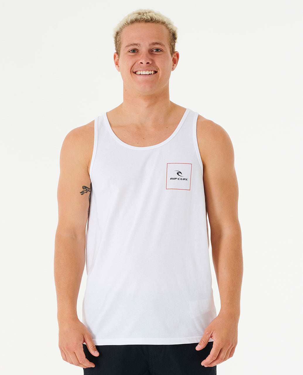 Corp Icon Tank Tee - Surf Clothing for mens – Rip Curl Indonesia