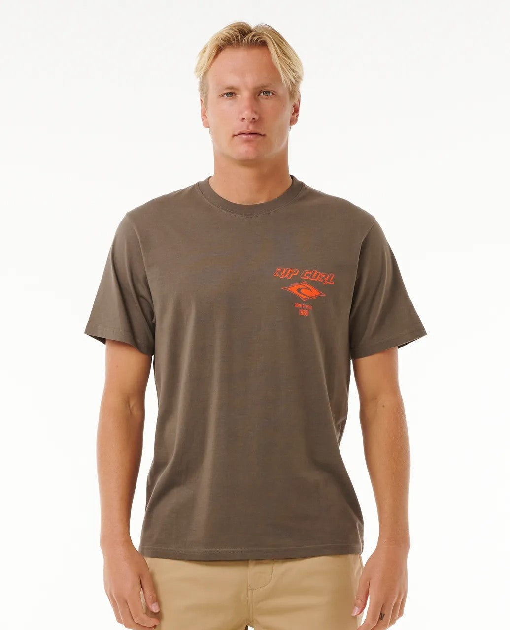 Fade Out Icon Tee - Rock - Surf Clothing for mens – Rip Curl Indonesia
