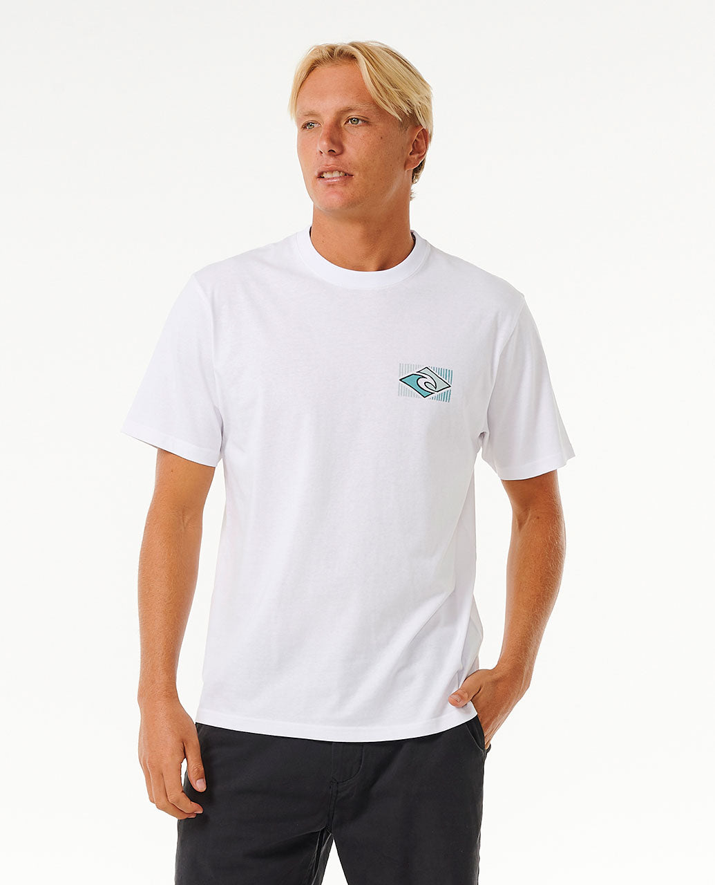 Traditions Short Sleeve Tee - White - Surf Clothing for mens – Rip Curl ...