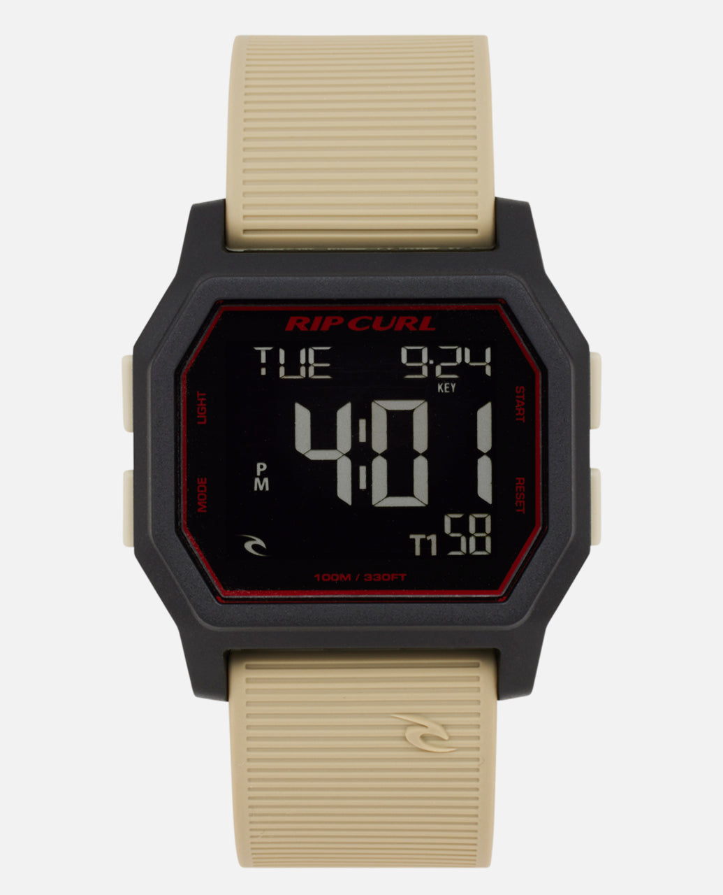 Atom Digital Watch - Khaki Sand - Surf Watches for mens – Rip Curl ...
