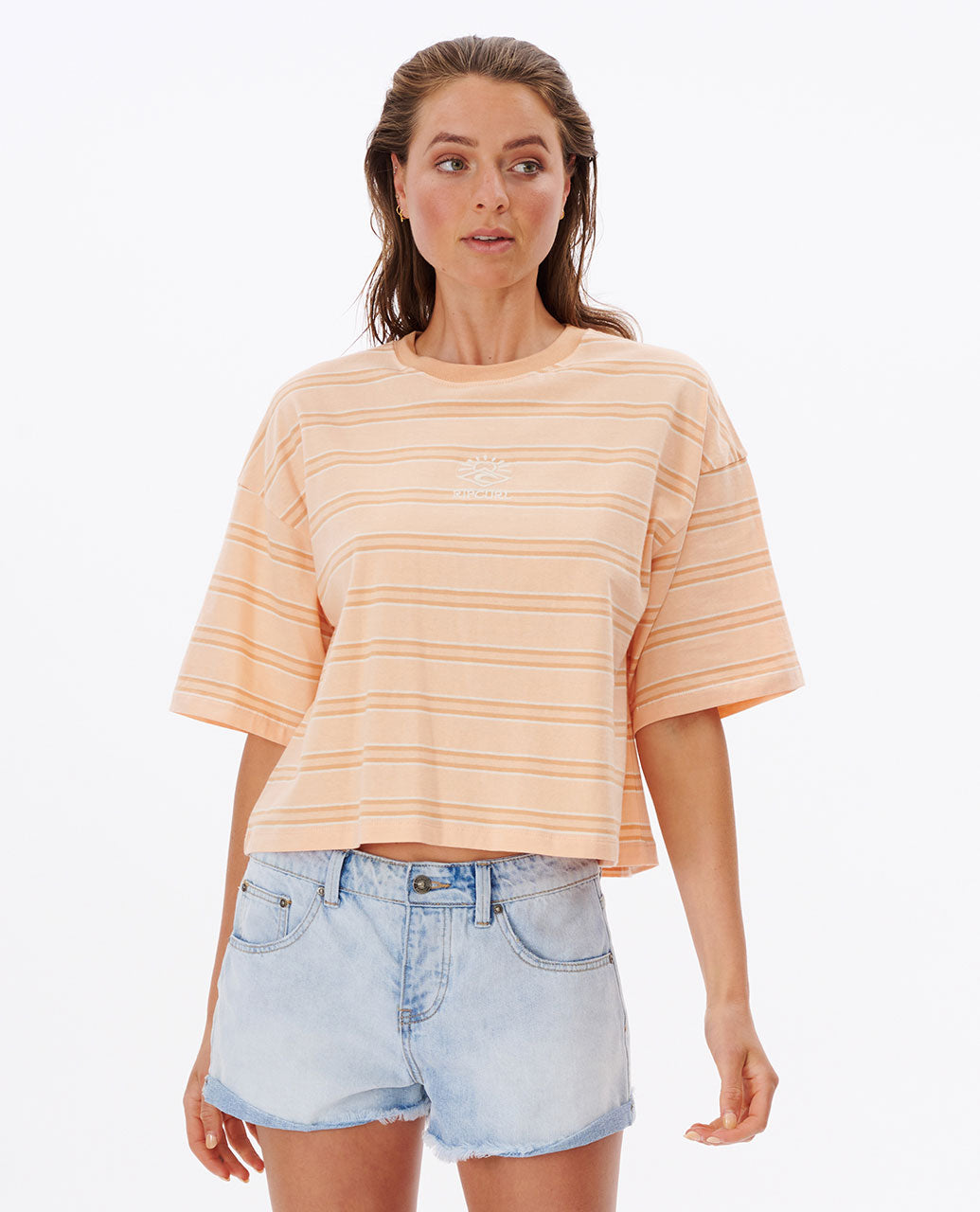 Waves Heritage Crop Tee - Surf Clothing for womens – Rip Curl Indonesia