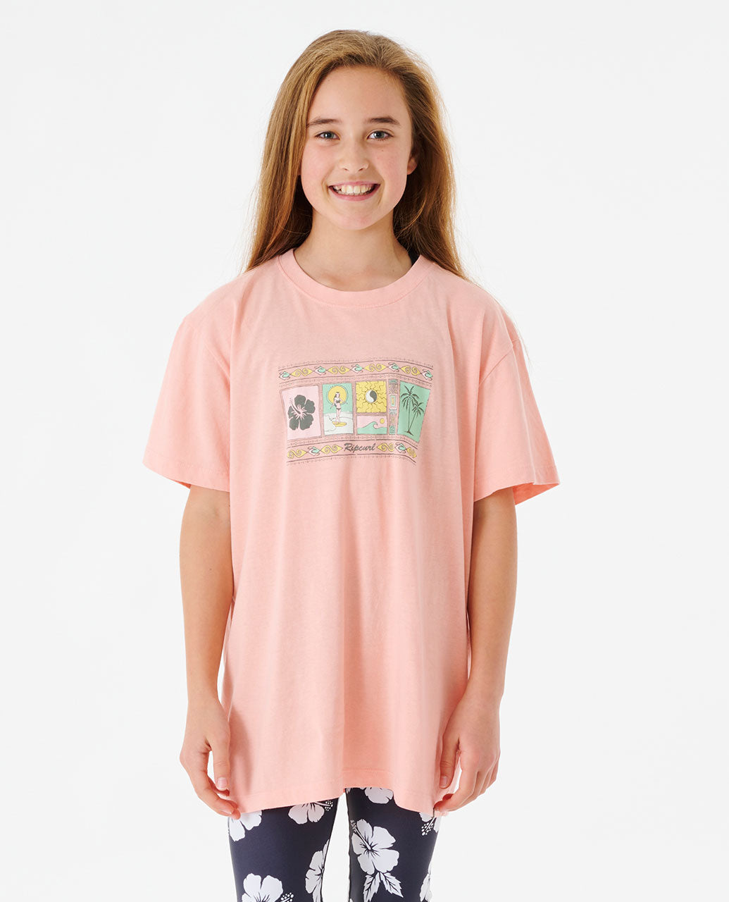 Desert Waves Relaxed Tee - Girls (8-14 years) - Surf Girls Clothing for ...