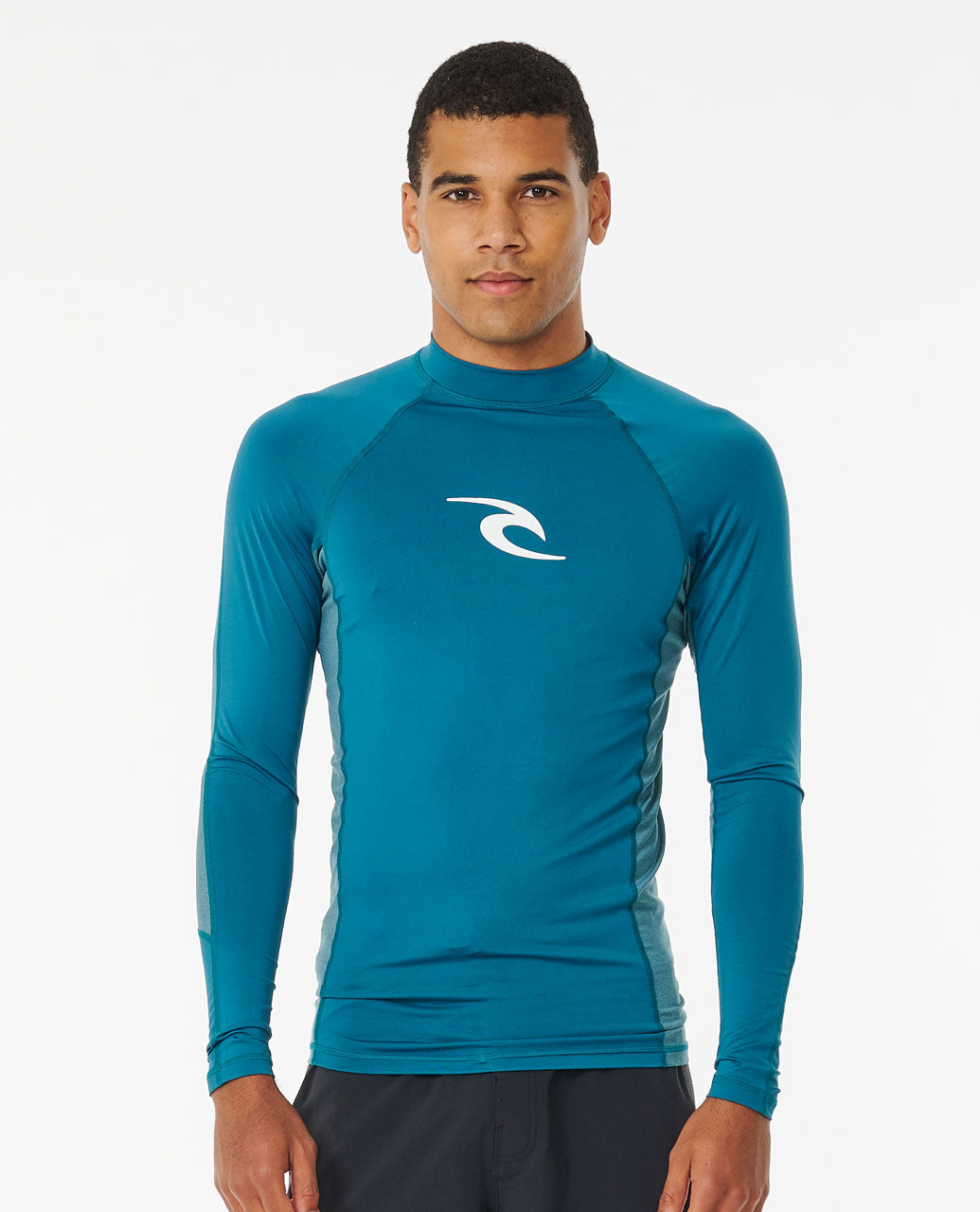Waves UPF Perf Long Sleeve Rash Vest - Deep Ocean - Surf Wetsuits for ...