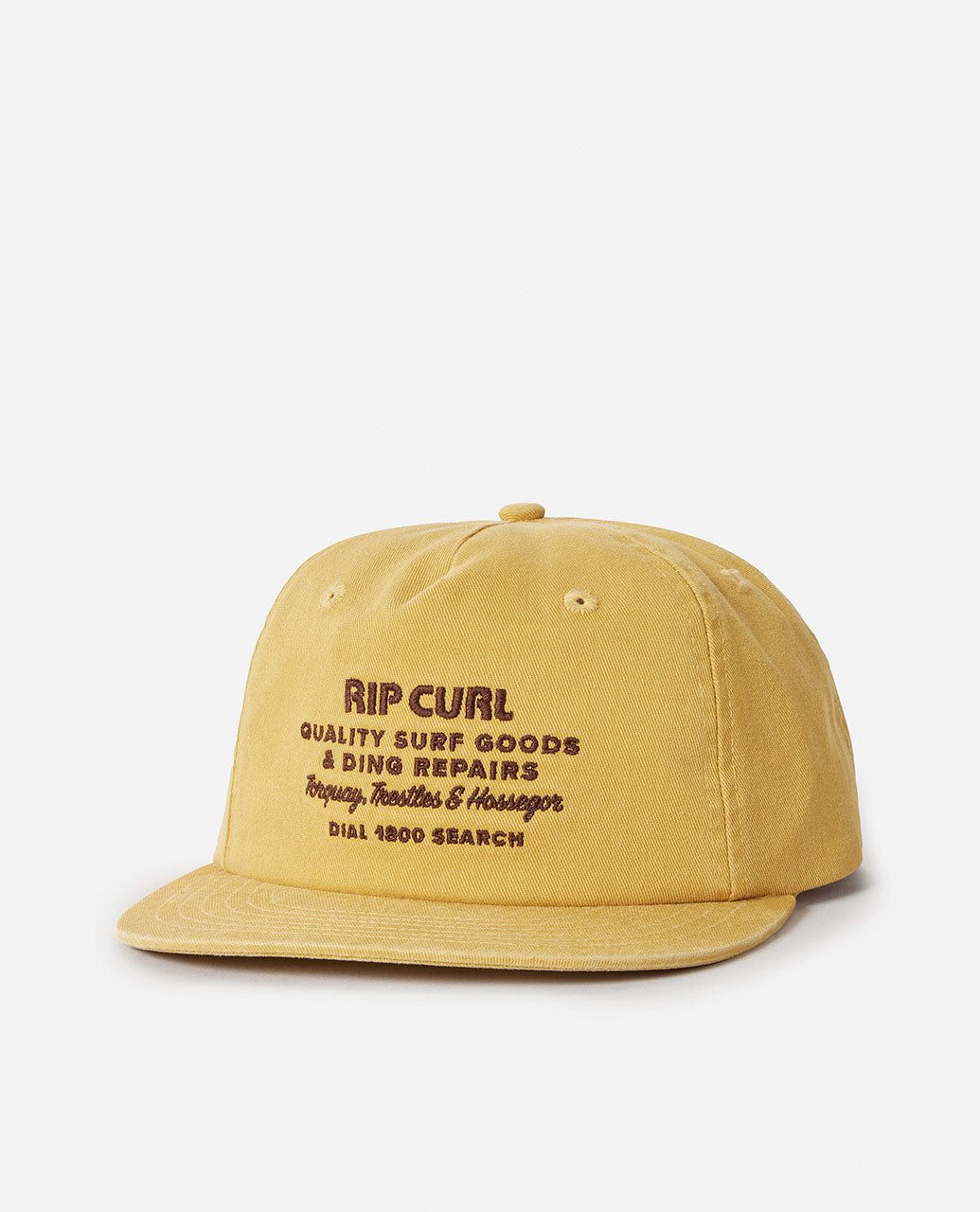 Surf Revival Snapback Cap - Vintage Yellow - Surf Accessories for mens ...