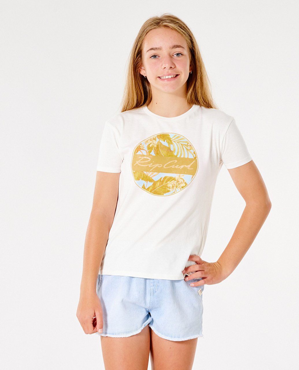 Summer Print Tee - Girls (8 - 16 years) - Surf Clothing for girls – Rip ...
